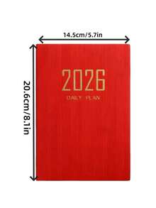 [Customization] 1 A5 English Calendar Book For 2026, 64 Sheets Of 128 ...