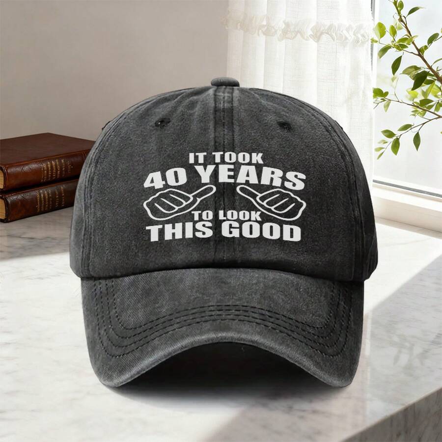 1pc "It Took 40 Years To Look This Good" 40th Birthday Cap - Adjustable ...