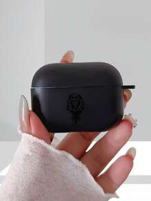 Fashionable And Earphone Protective Case, Creative Line Art Lion Head ...