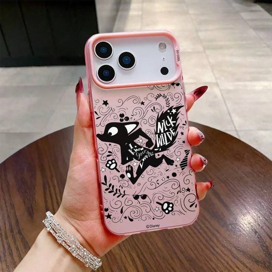 It Showcases A Silhouette Of Disney's Zootopia Nick Wilde In A Dynamic ...