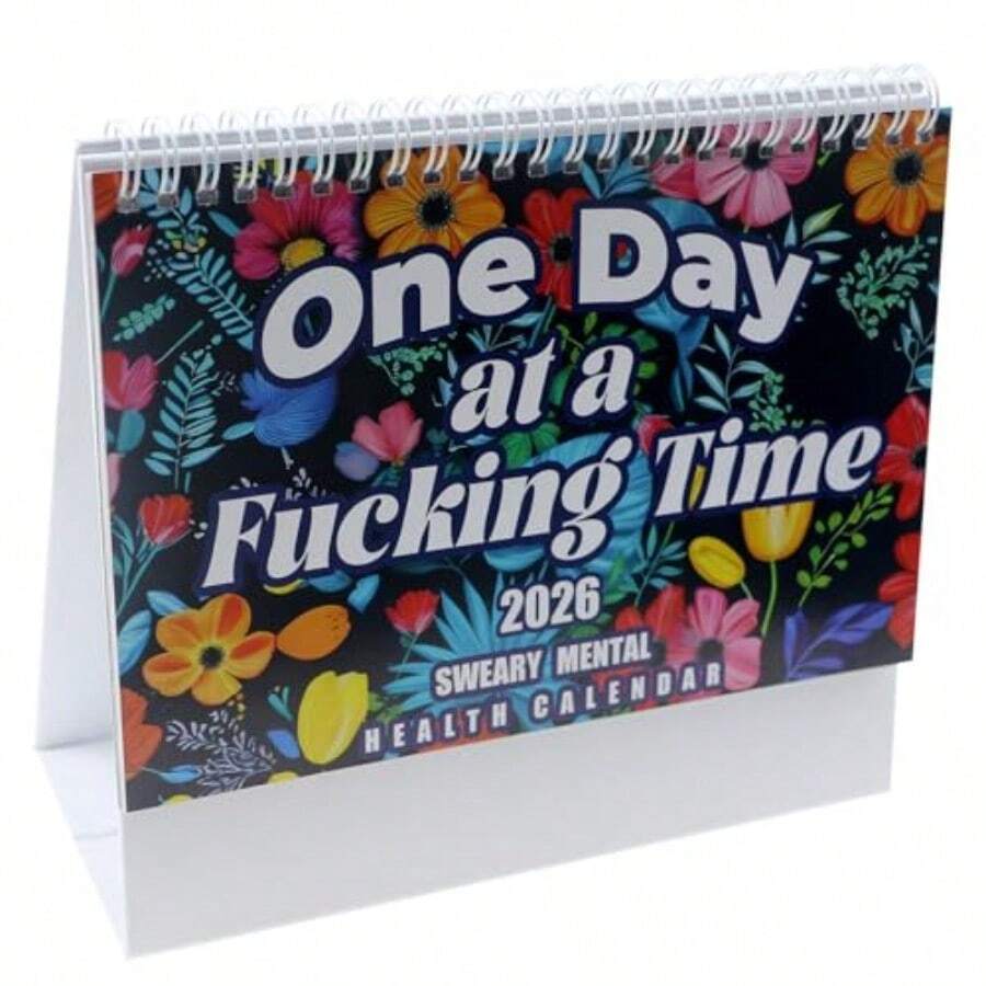 CZ 2026 Mental Health Desk Calendar Sweary Mental Health Calendar 12 ...