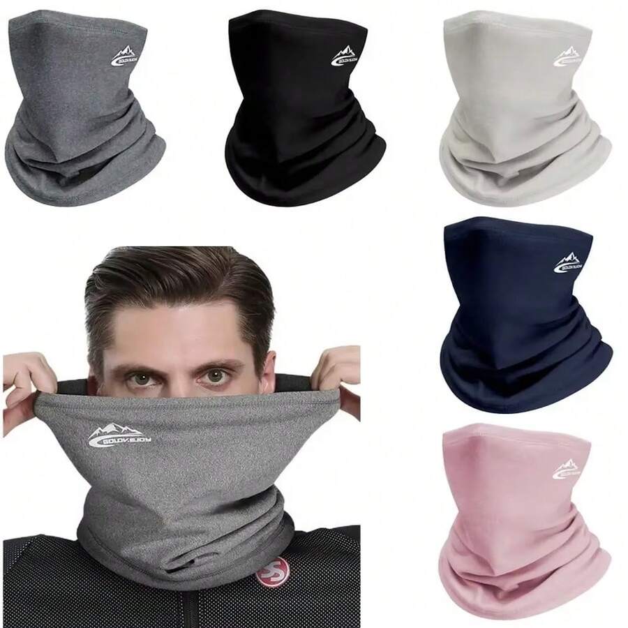 Colors Winter Breathable Comfortable Thermal Knitted Scarf Faces Cover ...