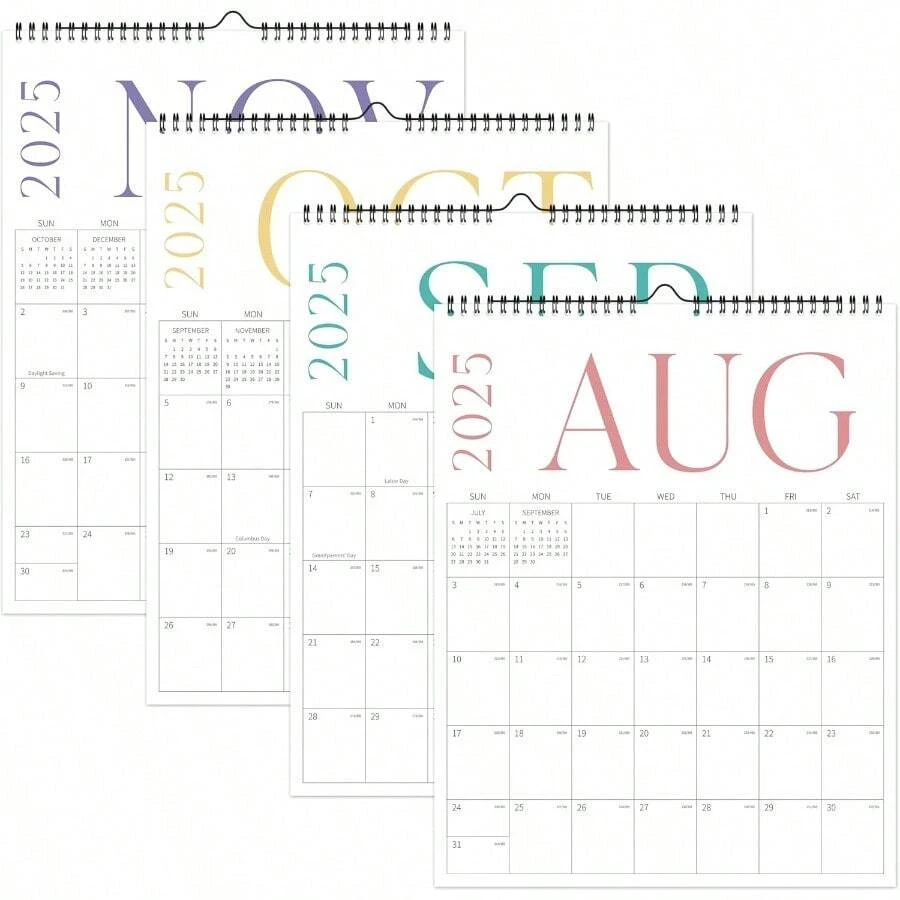 CZ Wall Calendar 20252026 17 Monthly Wall Calendar From August 2025 To ...