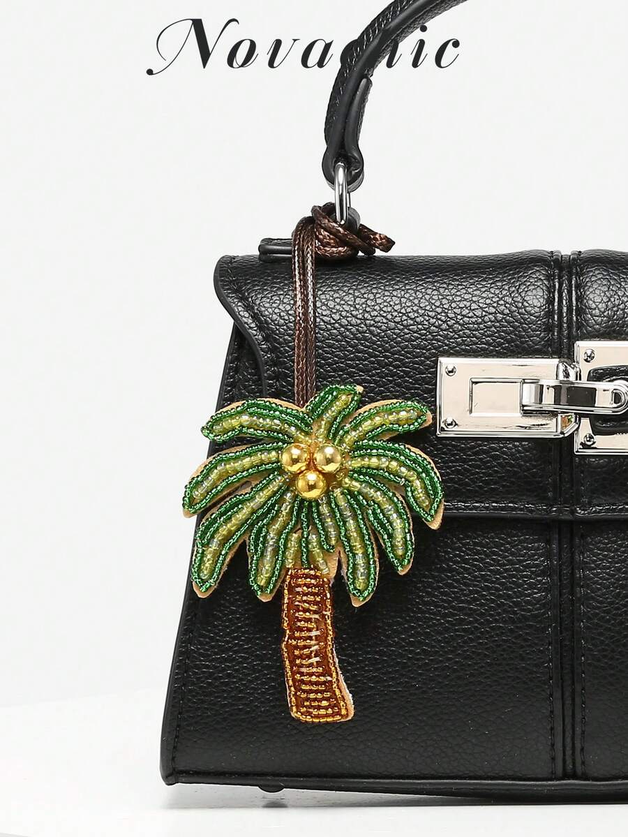 1pc Unique Handmade Beaded Bag Charm Diamond Decor Diamond Bird Pendant ...