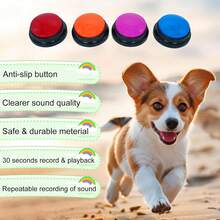 Gelabur Set Of 4 Dog Buttons For Communication, Voice Recordable ...