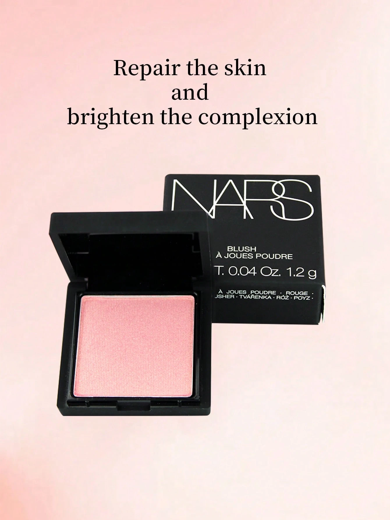 Nars Mini Blush Orgasm 2,5g #Orgasm Tom icônico de pêssego-rosa Tamanho ...