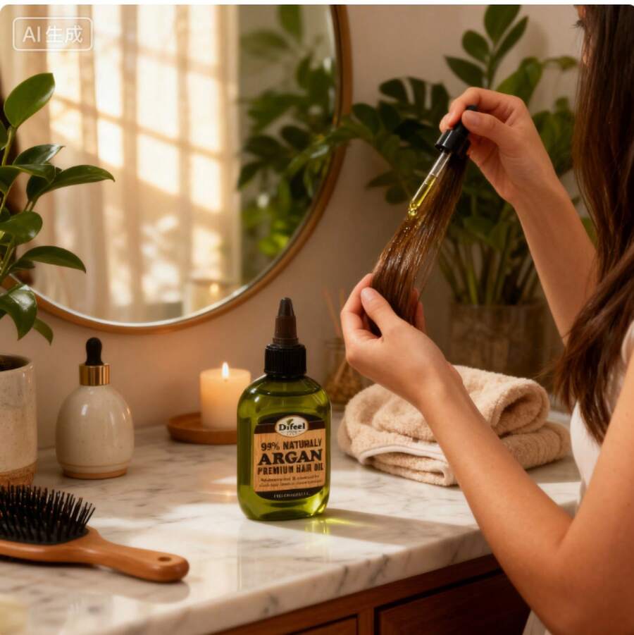 Aceite de Argán Premium Natural Difeel 2.5 Fl Oz - Nutre y repara el ...