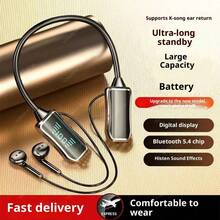 KL50 Semi-In-Ear Bluetooth Earphones With Digital Display, 8H+ Playtime ...
