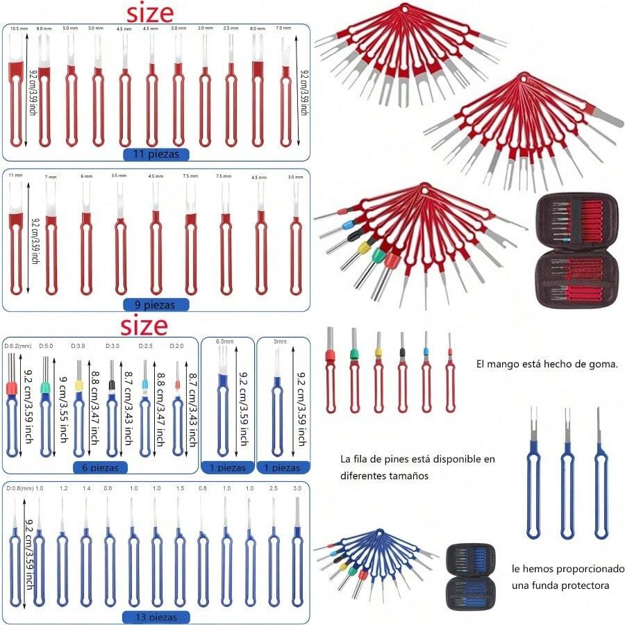 asfWADY Uego de Herramientas de Extraccion de Terminales 41Piezas ...