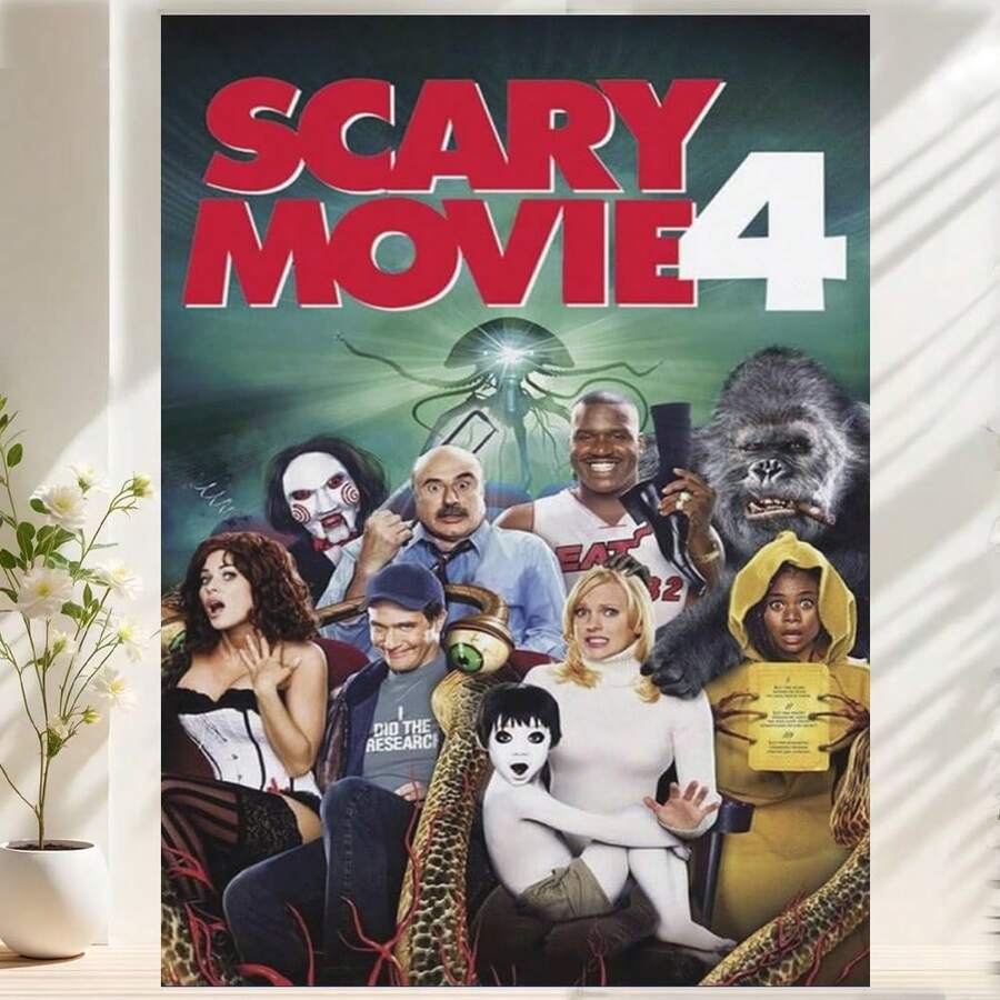 Framed 1PC ScaryMovie 4 (2006) Vintage Classic Movie Poster For Elevate ...