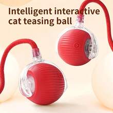 Rechargeable Plush Cat Toy Ball – Automatic Rolling Interactive Toy For ...