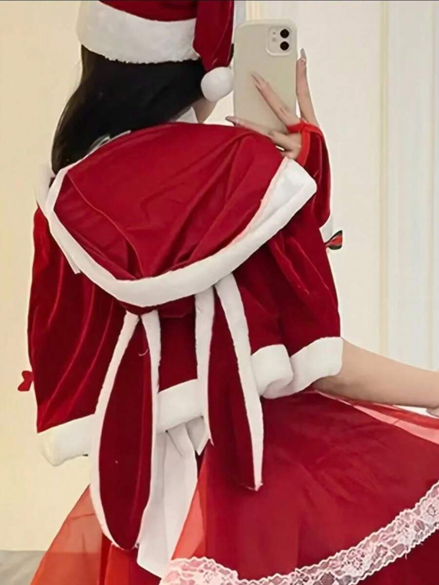 Christmas Bunny Girl Xianyi Christmas Outfit, Seductive And Sexy Plush Cat Girl Pajamas, Pure ...