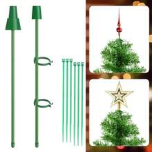 2 Pcs Plastic Christmas Tree Topper Holder With 2 Clips And 6 Tapes For ...