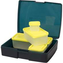 Lunch Bag And Box Set For Boys 9 Pieces Total Insulated Lunchbox Tote ...