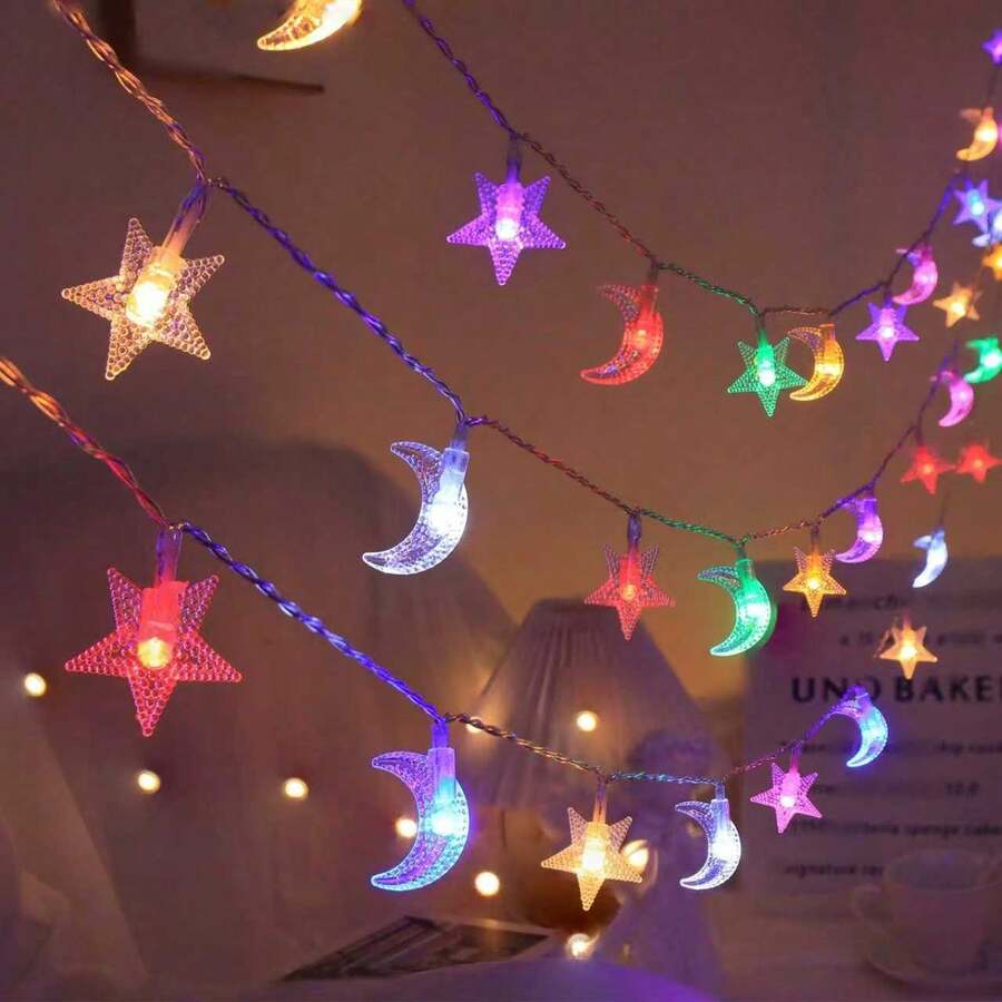 1pc Bubble Star Moon Decor, Suitable For Christmas, Wedding, Party ...
