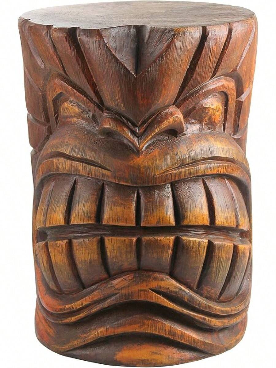 Indoor/Outdoor Side Table Statue, Patio, Bar, Den, 20 Inch Tall, Cast ...