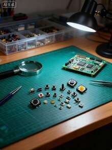 125 Stücke, 1 komplettes Set, hochwertiges Taktilschalter-Kit mit 25 ...