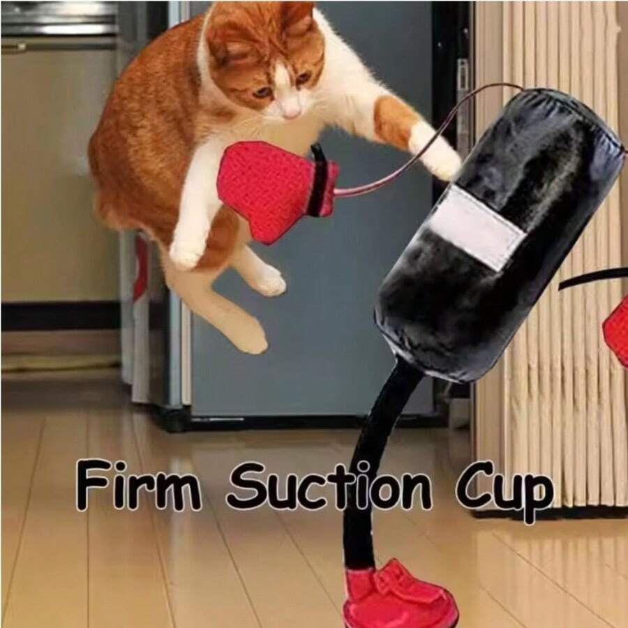 New Fun Cat Boxing Toy, New Interactive Kitten Toy, Punching Bag, Cat ...