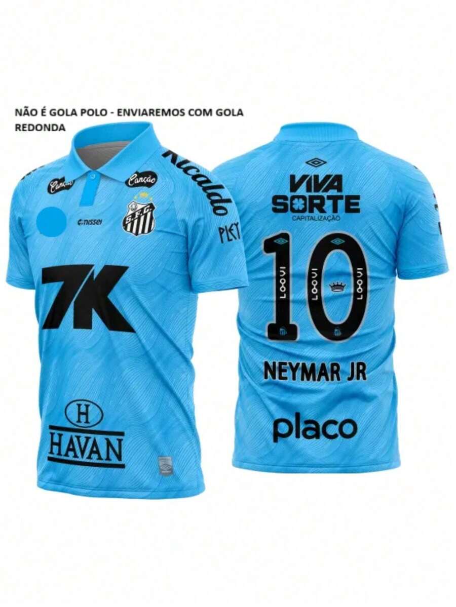 Camisa De Futebol Time Do Santos 25/26 - Imperdível | SHEIN Brasil