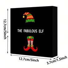 1PCS Black Wood Box Decorative Sign Plaque The Fabulous Hat Shoes 2D ...