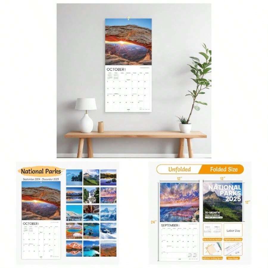 2026 Calendar Wall, 2026 Large Wall Calendar 12x12 Inches With 16 ...