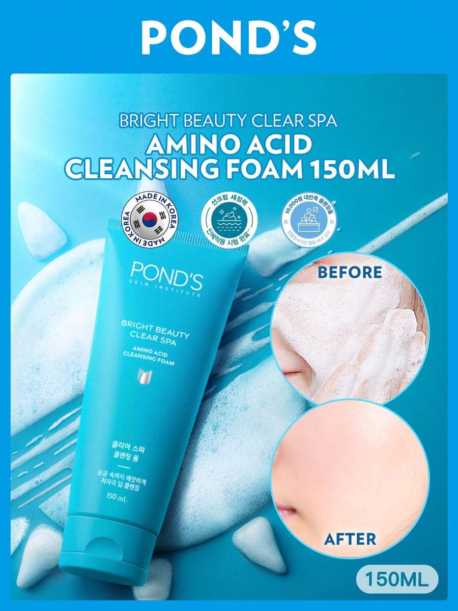 Pond's [150ml]Amino Acid Foam Clear Spa 150ml | Gentle Amino Acid ...