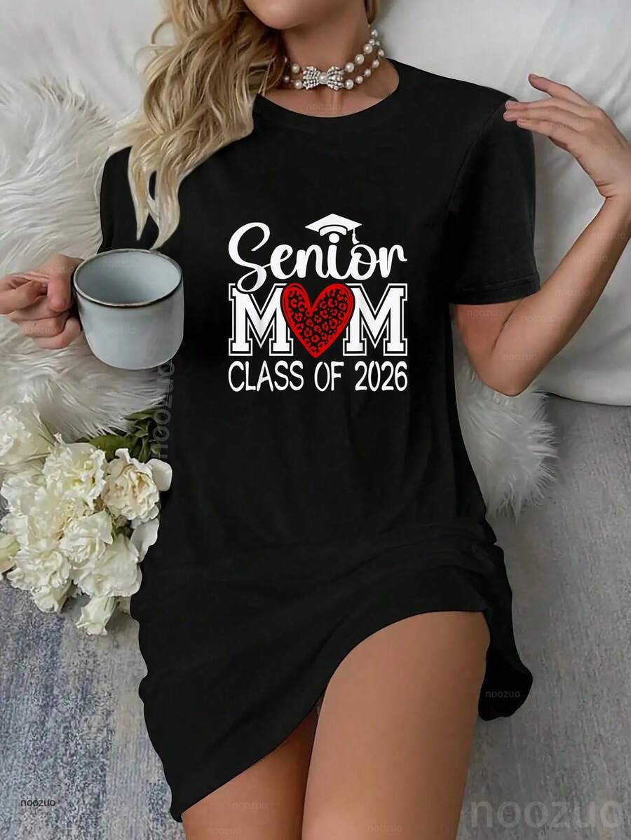Senior Mom Class Of 2026 Senior Mama 2026 Graduation 2026 Dress | SHEIN UK