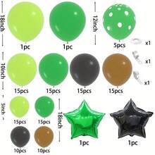 122pcs Miner Game-Themed Balloon Wreath Set ,Includes Star Foil ...