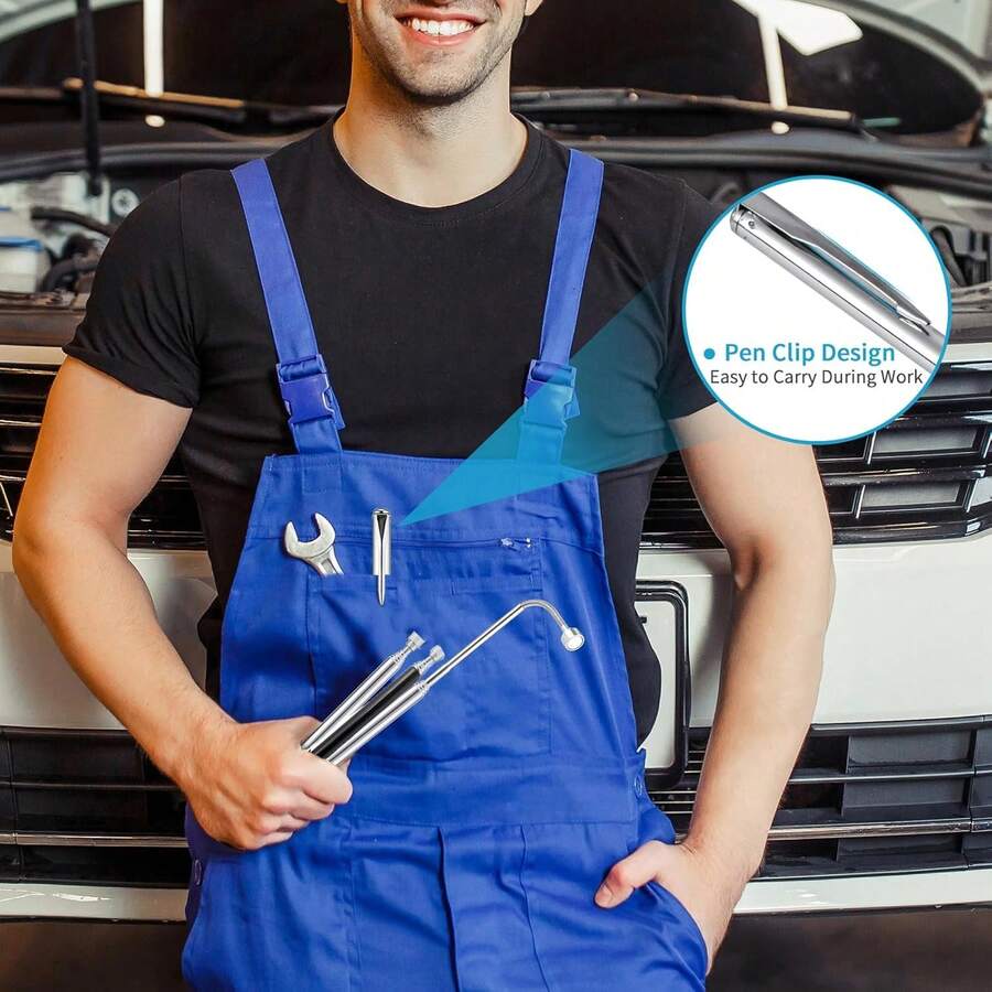 Telescopische magnetische pick-uptool, telescopische magnetische pick-upstick, intrekbare ...