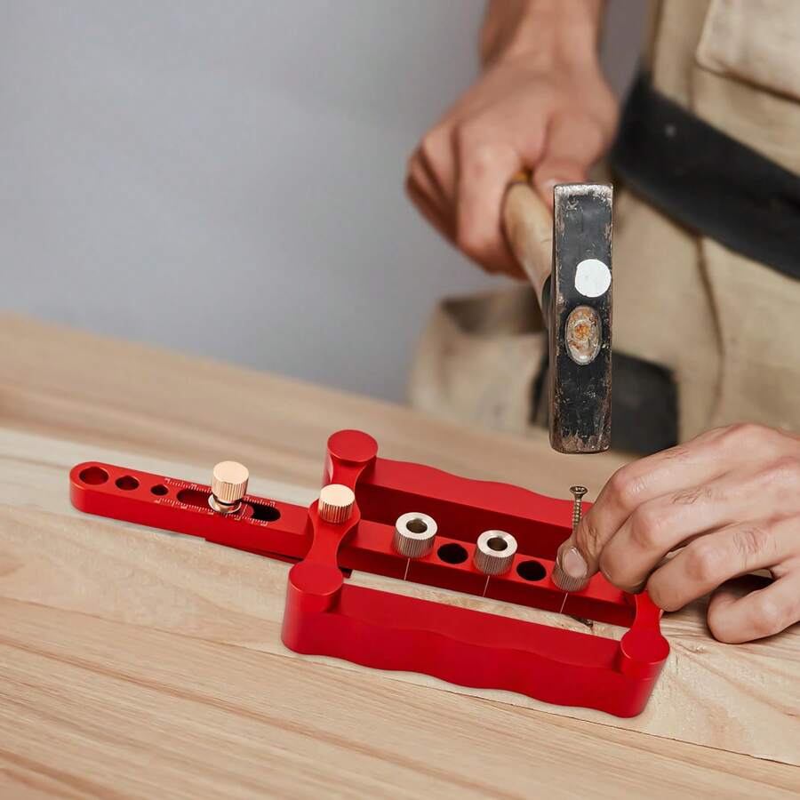 Self Centering Dowelling Jig,Metric Wood Punch Drilling Jig Accessories ...
