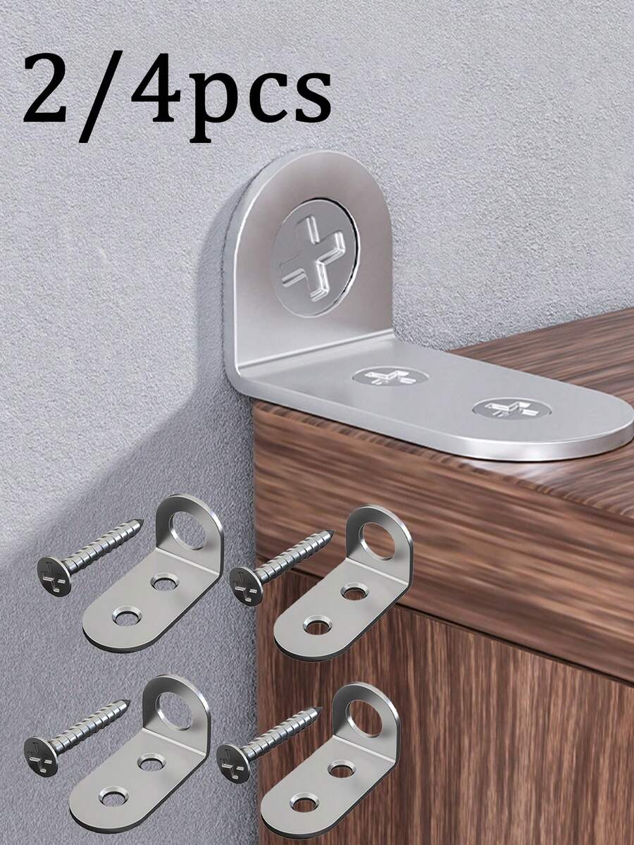 2/4/8Pcs Child Furniture Anti-Tipping Device, Iron Furniture Wall ...
