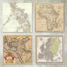 36 fogli di carta vintage da 6 pollici per scrapbooking, adatta per ...
