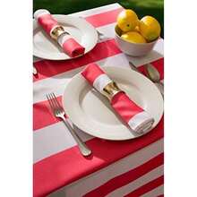 DII 100% Accesorios, Coral, (Coral Cabana Stripe), 60x84, 1, 1(default ...