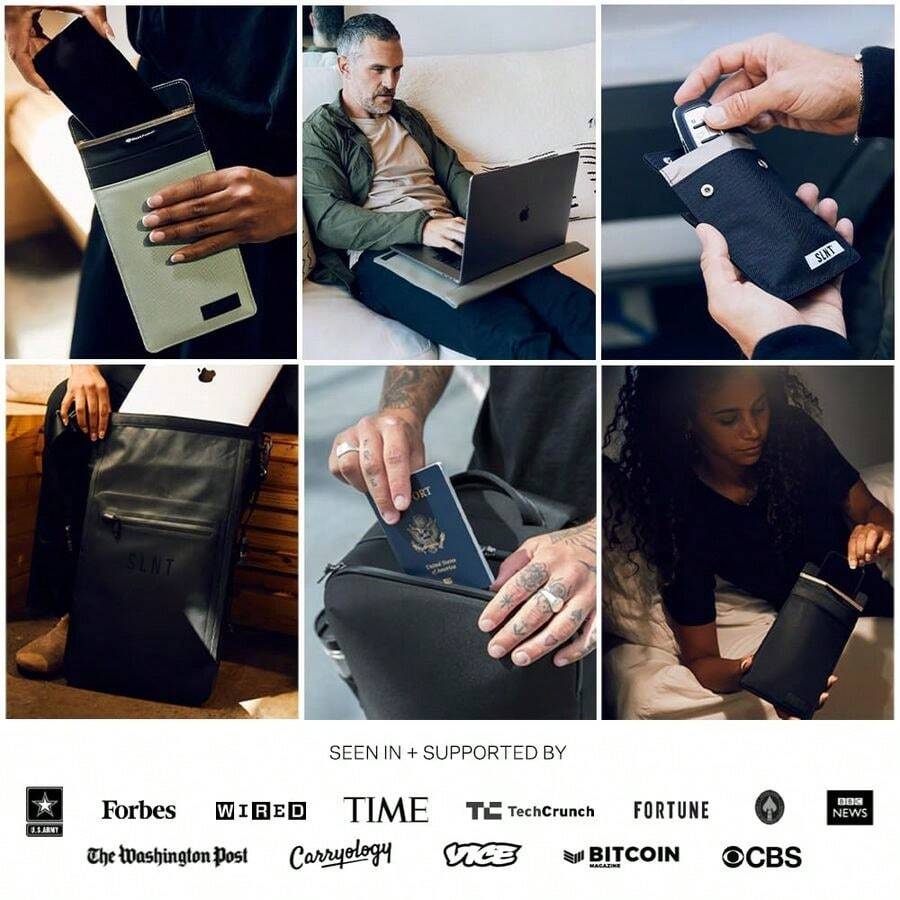 Waterproof Faraday Dry Bag With Silent Pocket - Military-Grade Nylon 2. ...