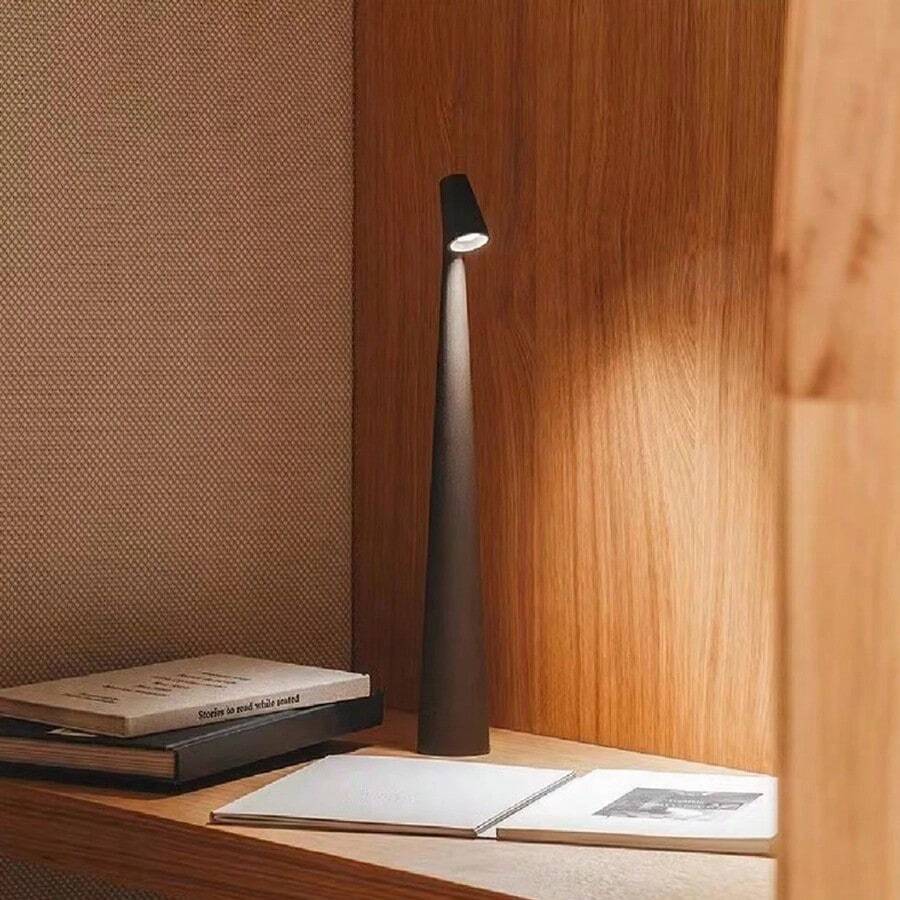 Table Lamp LED Touch Sensor Desktop Night Light Rechargeable Wireless ...