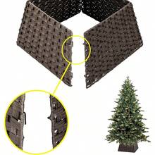SUNNYPARK Christmas Tree Collar Handmade Artificial Rattan Wicker ...