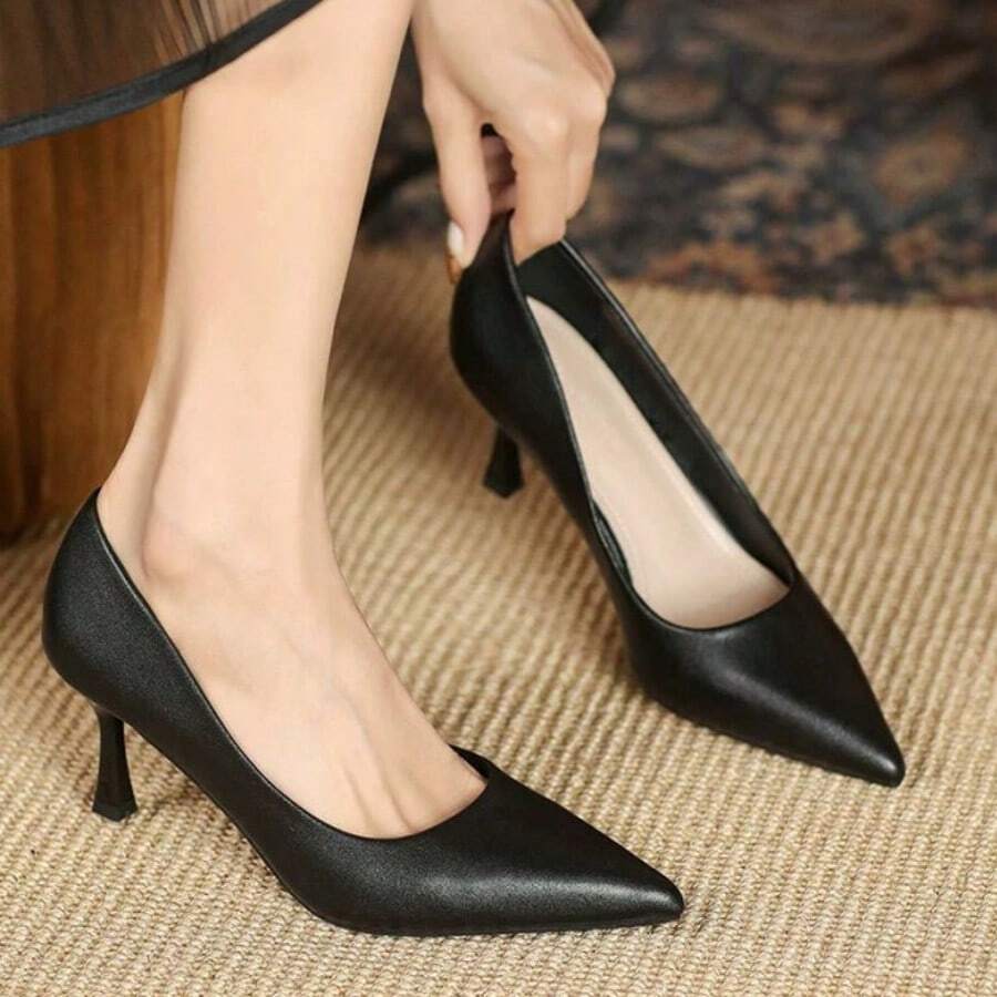 Women's Spring/Autumn Comfortable Pointed Toe Work Shoes, French Style ...