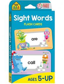 Sight Words Flash Cards: 56 Cards, Kindergarten, 1st Grade, Phonics ...