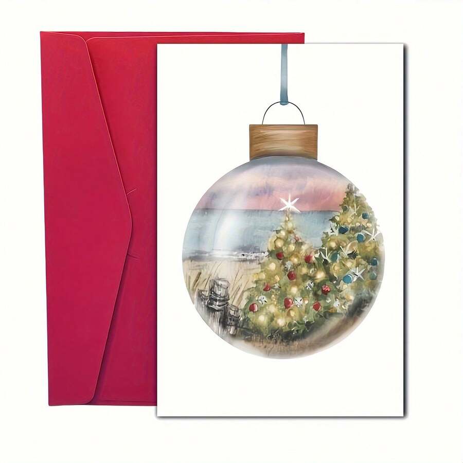 Christmas Beach Image Design, Christmas Cards, Holiday Cards, Beach ...