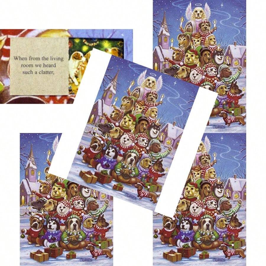 Canine Christmas Tree Advent Calendar Countdown To Christmas With "A ...