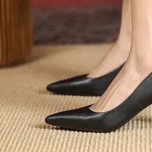 Women's Spring/Autumn Comfortable Pointed Toe Work Shoes, French Style ...