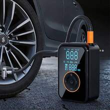 Mini Tire Inflator Wireless Portable Car Air Compressor 150PSI Intelligent Air Pump With Digital ...