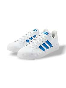 Adidas GRAND COURT BASE 2.0 Unisex Sneakers Breathable Sweat Absorption ...