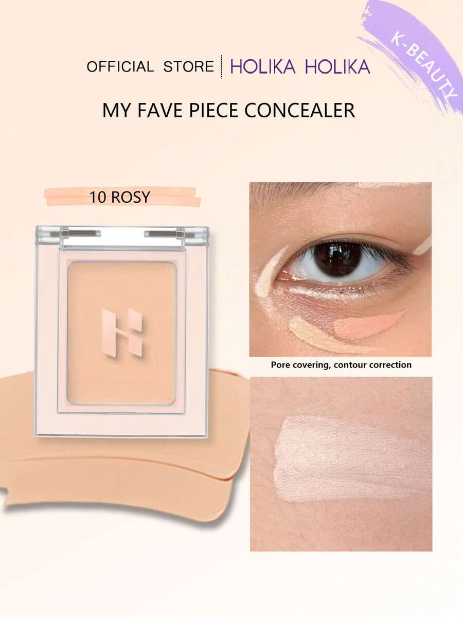 HOLIKA HOLIKA MY FAVE PIECE CONCEALER10 ROSY ,All-In-One Stick For ...