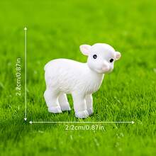 16-Piece Mini Resin Sheep Model Set, Cute Little Sheep Statue ...