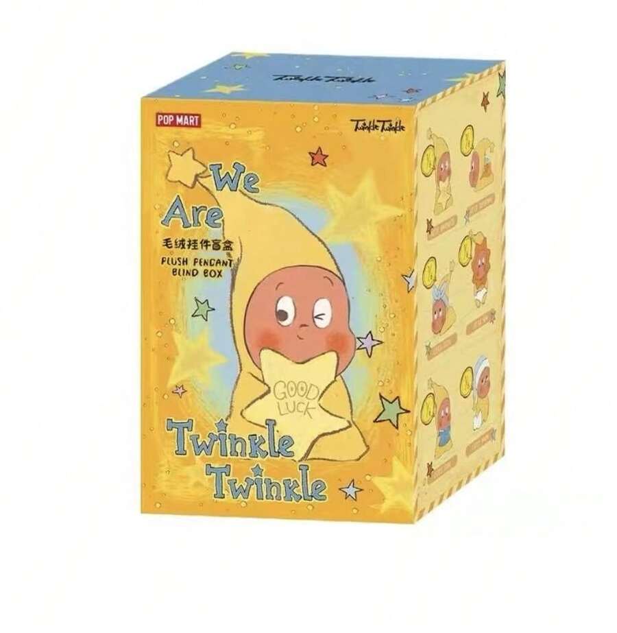 POPMART Pop Mart Star People Generation Plush Hanging Blind Box Gift 1. ...