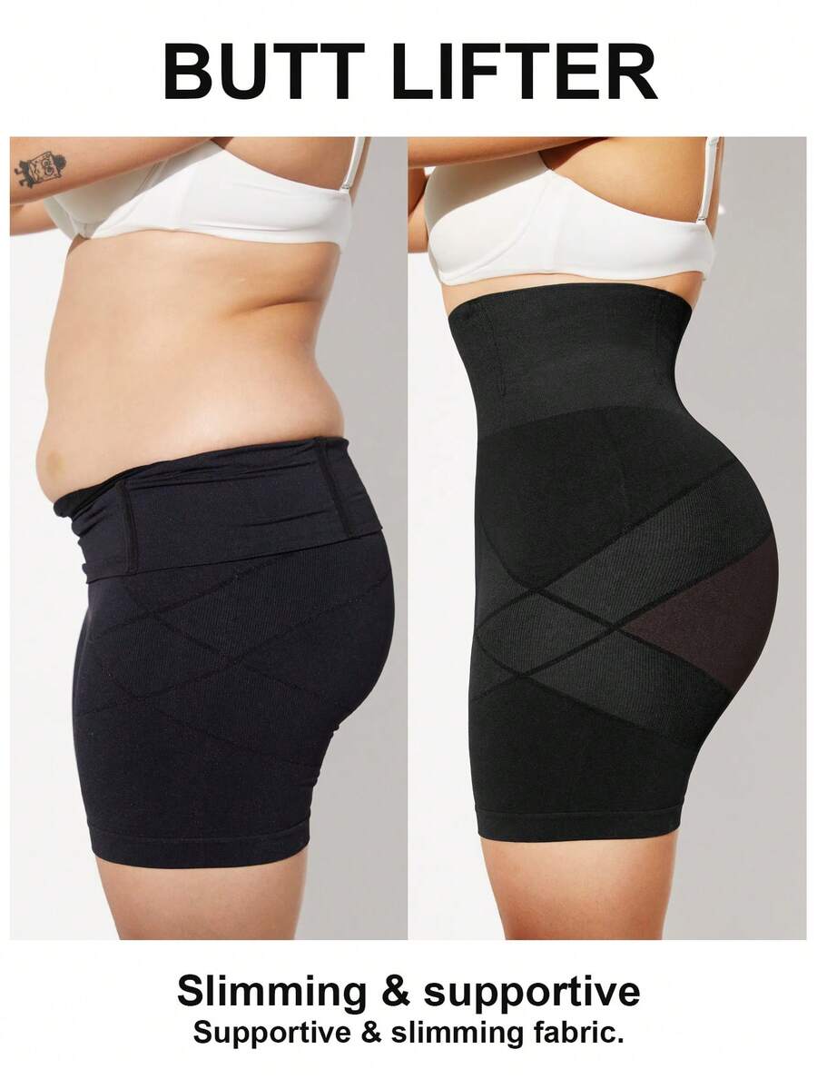 1 Peça Modelador Feminino Modelador de Barriga Controle Plano Bainha ...