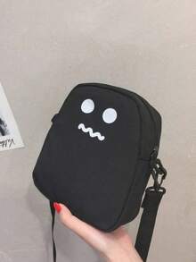 1 Piece Of Fashionable And Nylon Zipper Cute Halloween Ghost Face ...