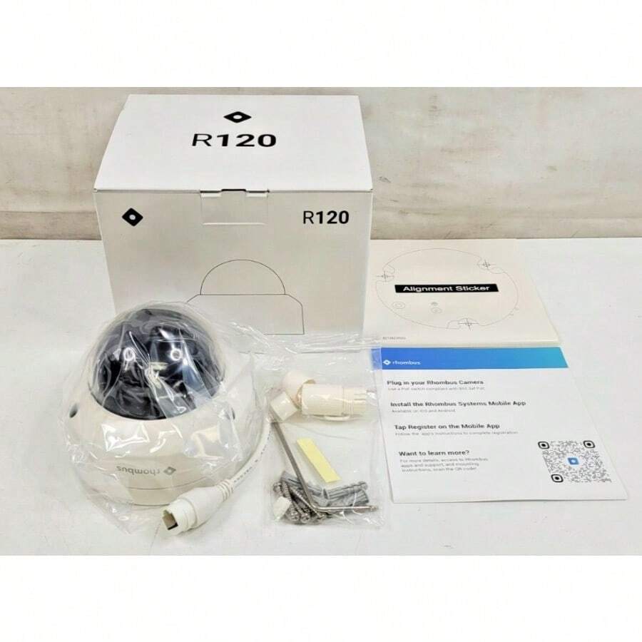 Rhombus R120 2MP Dome Security Camera With Onboard Storage Of 128GB Or ...