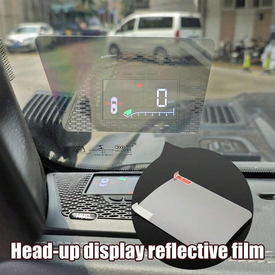 1pc Car HUD Head-Up Display Film, High Definition Reflective Film, Anti ...